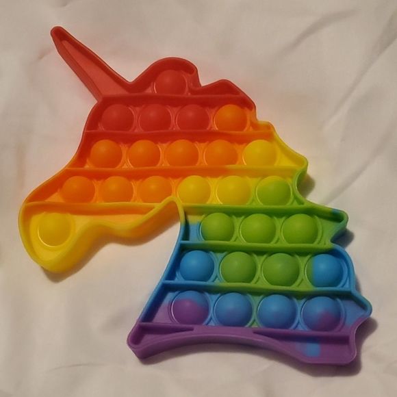 Toys | New Rainbow Unicorn Popit Sensory Toy | Poshmark